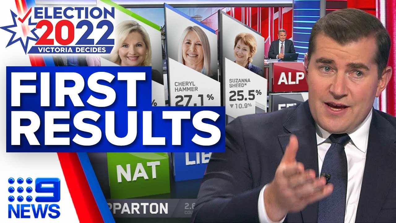 First election results start to roll in | 2022 Victorian Election | 9 ...