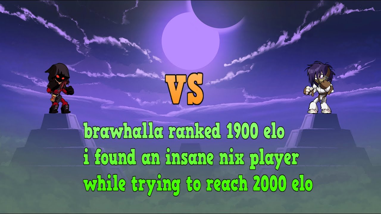 Brawlhalla ranked 1900 elo trying to reach 2000 - YouTube
