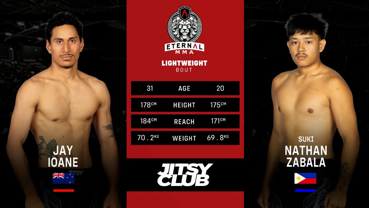 Eternal MMA 90 : Jay Jay Ioane VS Nathan Zabala | FULL FIGHT - YouTube