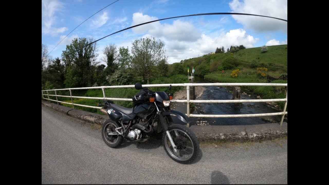 Spin to Striolán Bridge, 3 counties Bridge, Ireland. Yamaha XT 600 ...