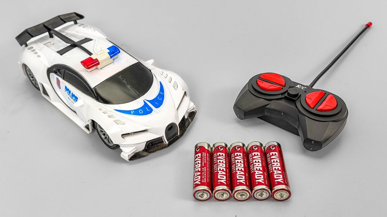 Unboxing RC Police Car 1:18 Scale Model-Car and action test The Rc Car ...