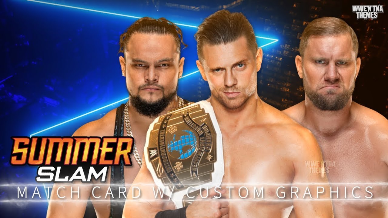 WWE SummerSlam 2017 Match Card - Custom Graphics ᴴᴰ - YouTube