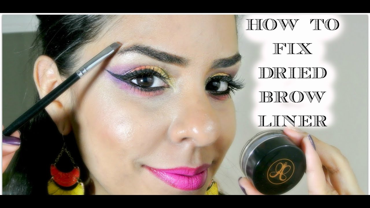 DIY How To Fix Brow Gel Liner - YouTube