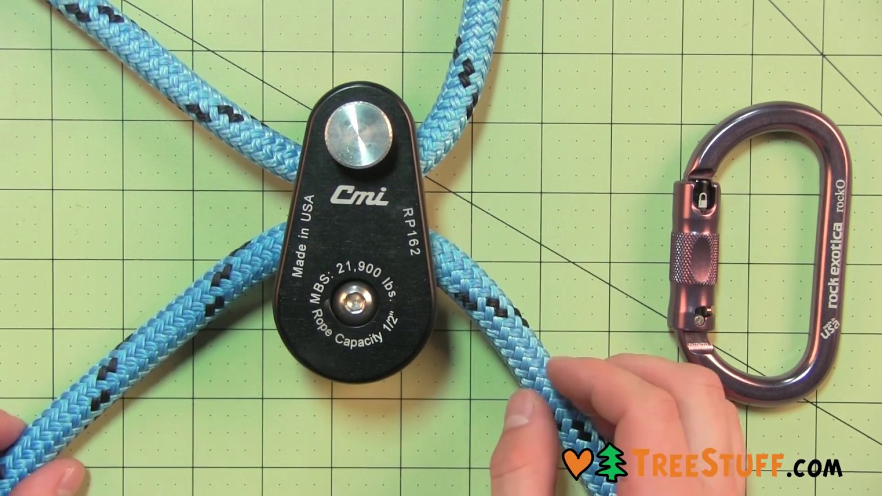 CMI RP162 Micro Arborist Block - TreeStuff.com 360 View - YouTube