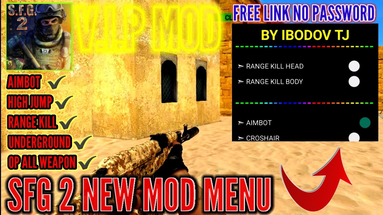 V.I.P MOD | SFG 2 MOD MENU | NEW MOD MENU V1.3 - YouTube
