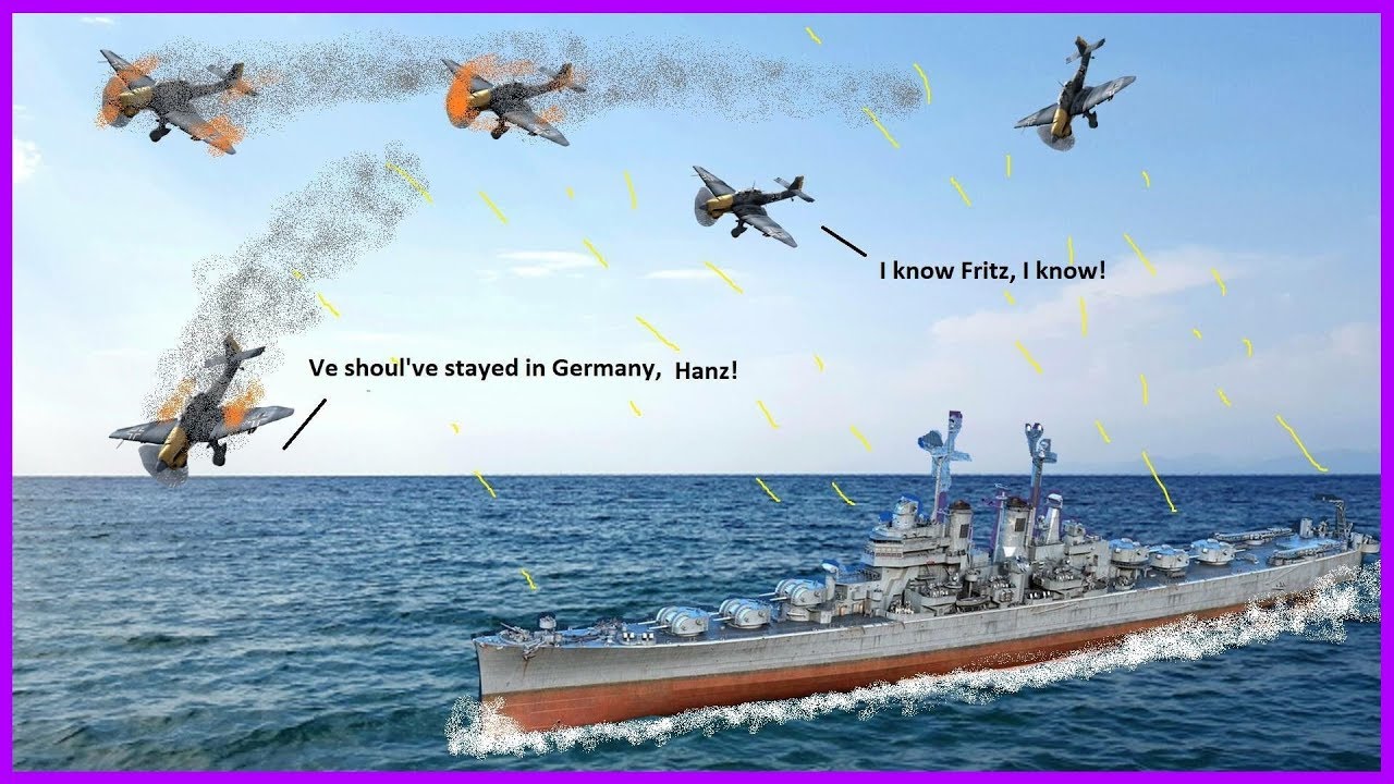 Worcester AA ?? - 81 planes - World of Warships - YouTube