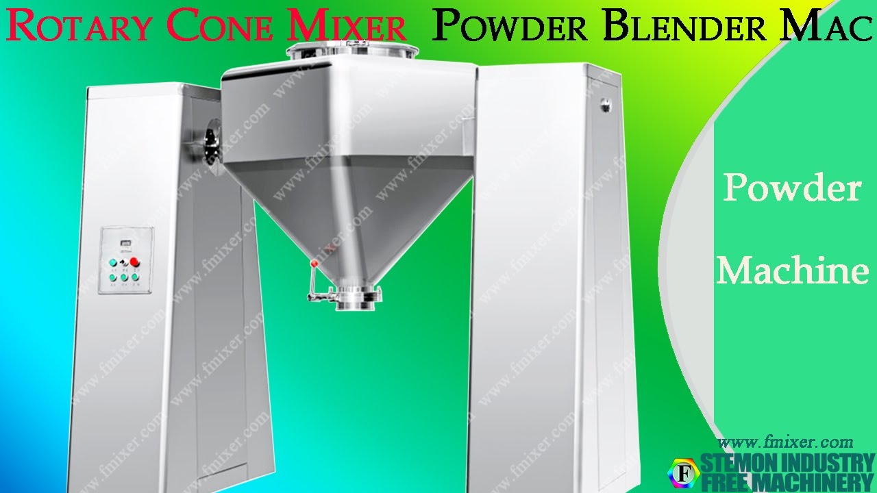 Rotary Cone Mixer machine for homogeneous mixing pharmacy food chemcial ...