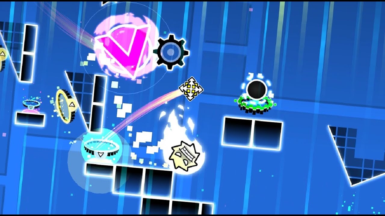 "Crystal Lights" Mini Layout by Me | Geometry Dash - YouTube