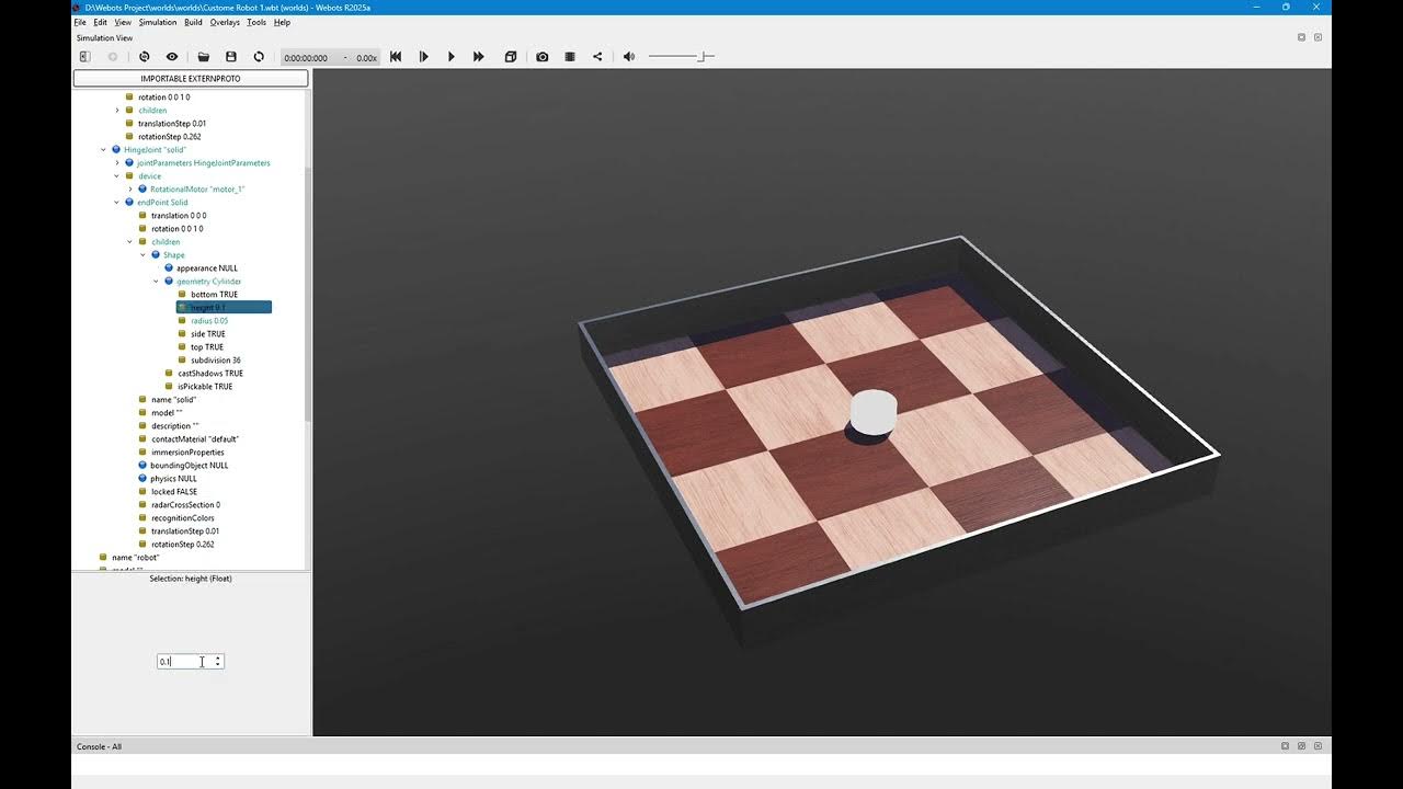 How To Make own robot at webots ? - YouTube