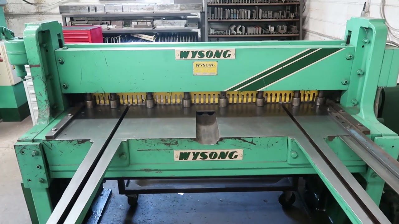 12ga X 52″ Wysong Mdl. 1252 Mechanical Shear - YouTube
