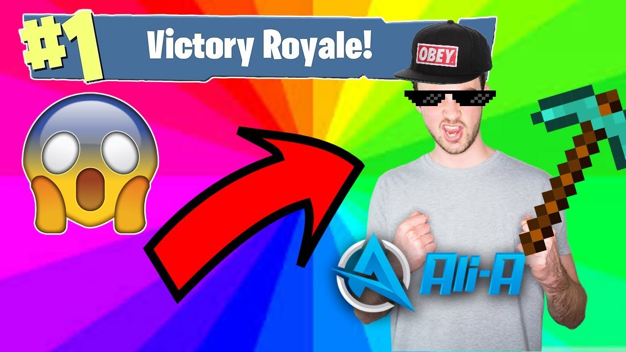 Ali A building Skills On FORTNITE BATTLE ROYALE!!! - YouTube