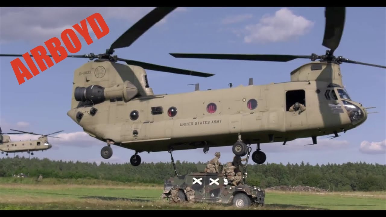 Chinook Sling Load Training • Hohenfels Training Area - YouTube