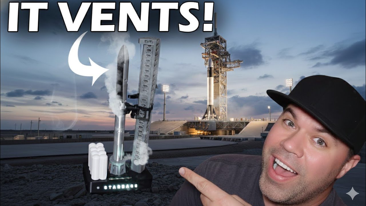 3D Printed Venting Space X Model Review (Lights Up Too!) - YouTube