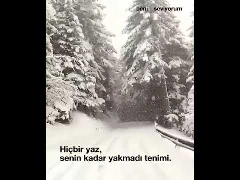 HİÇ BİR KIŞ, SENİN GİBİ ÜŞÜTMEDİ YÜREĞİMİ....