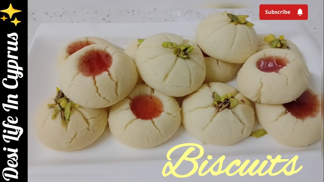 Turkish Recipe || Bakery Style Biscuits || Easy eggless 3 Ingredient ...