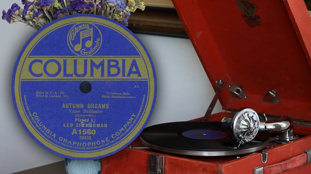 Autumn Dreams - Leo Zimmerman (Columbia A1560 39439 78rpm record) - YouTube