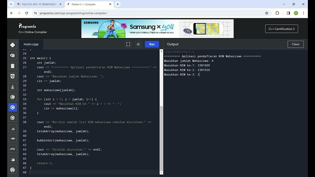 Online C++ Compiler Google Chrome 2023 11 19 11 45 41 - YouTube