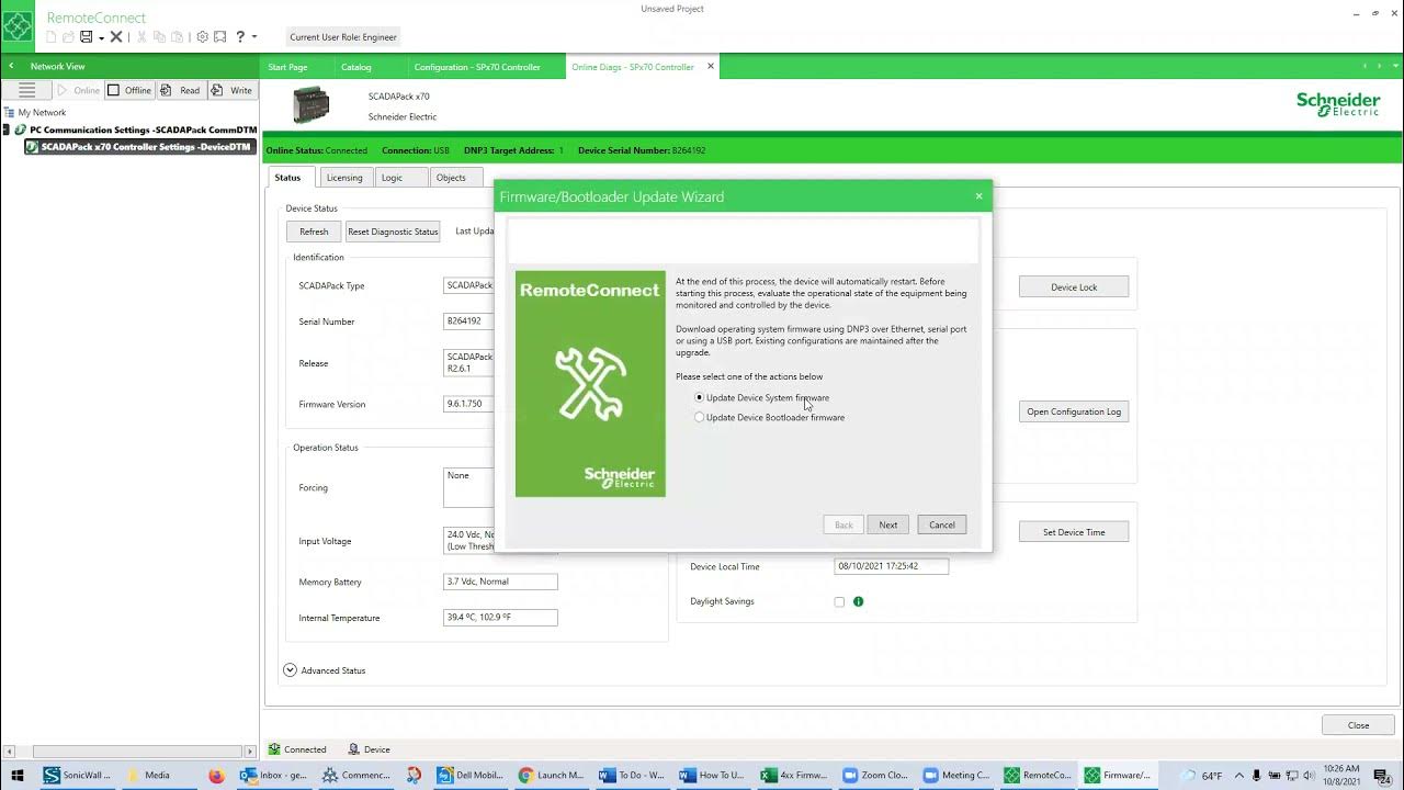 How to Update Your SCADAPack x70 Firmware and Bootloader (Real Time All Steps) - YouTube