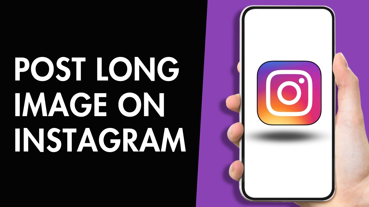 How to Post Long Image on Instagram - YouTube