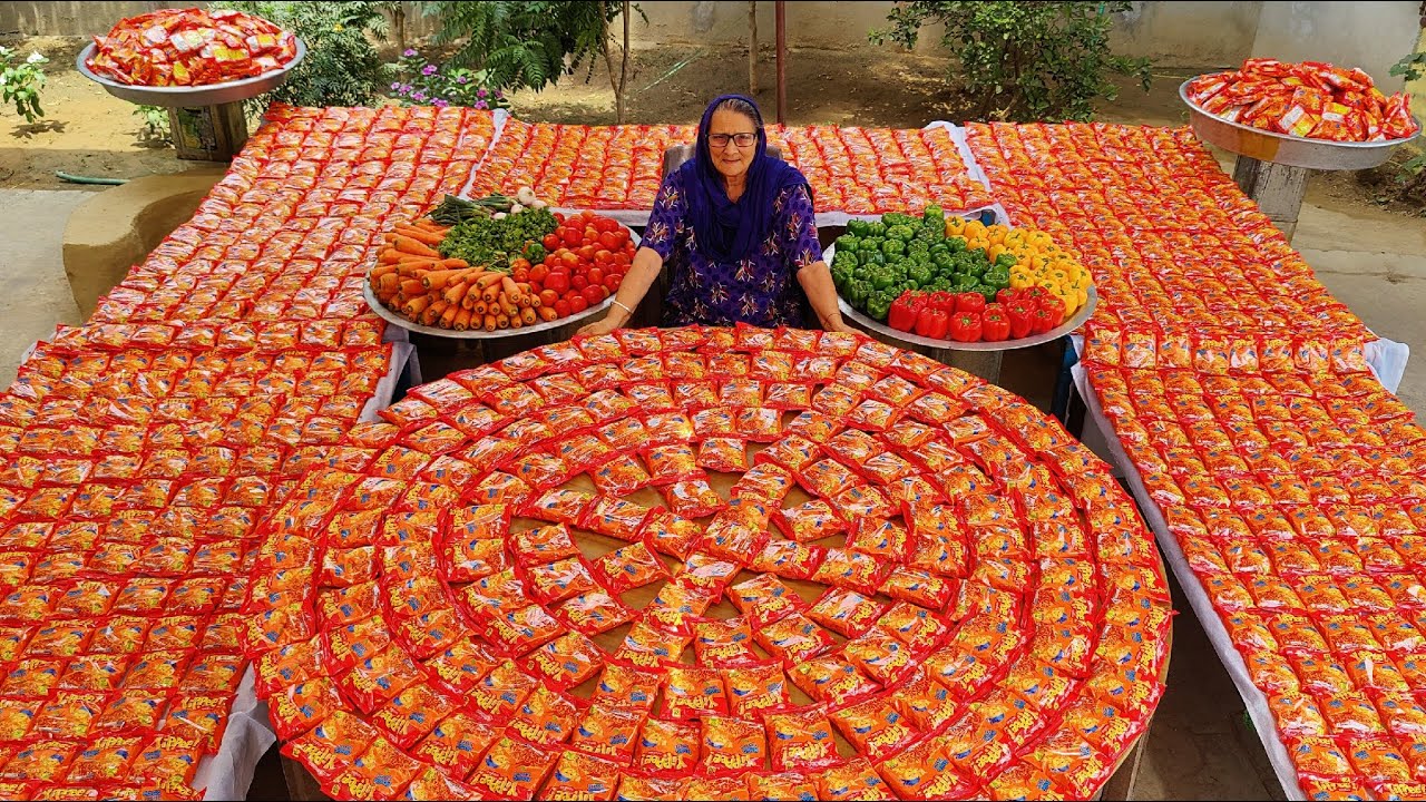 2000 PACKET YIPPEE NOODLES COOKED BY MY GRANNY | YIPPEE NOODLES RECIPE ...