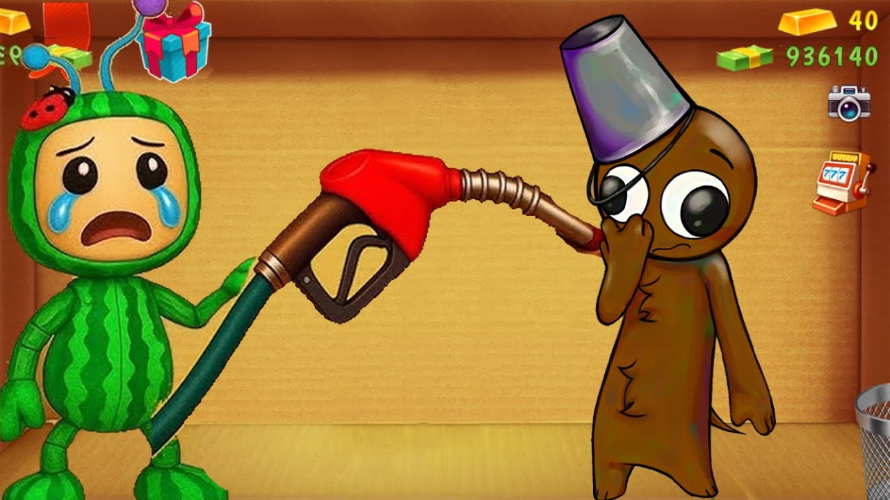 GRENN SPRUNKI & BROWN SPRUNKI | SPRUNKI JOINED KICK THE BUDDY! - YouTube