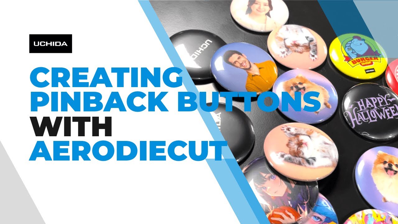 Creating Pinback Buttons with AeroDieCut - YouTube