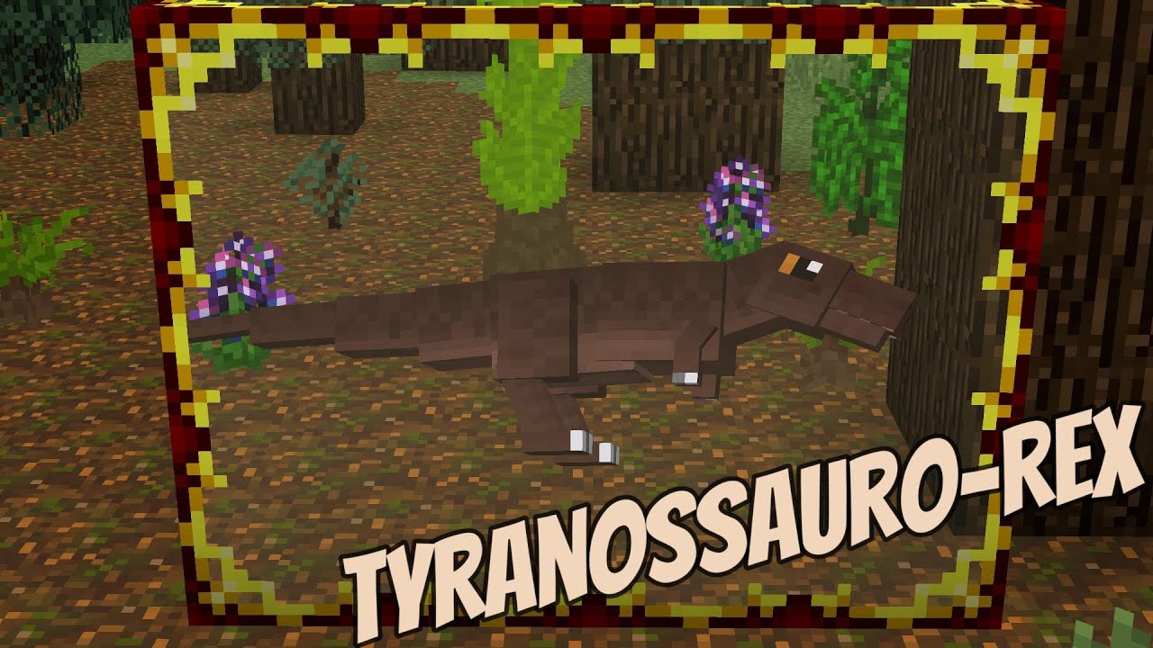 FIZEMOS O DINOSSAURO TIRANO!!!! Minecraft DinoZoo #10 - YouTube