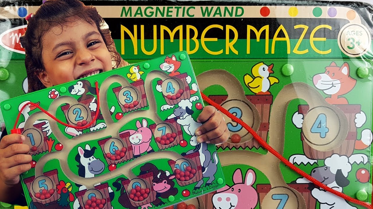 Learn Numbers & Counting By Magnetic Wand NumberMaze | Problem Solving ...