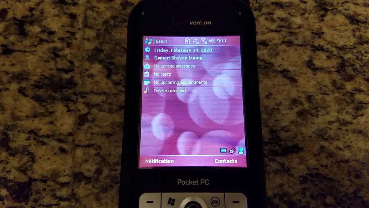 UTStarcom XV6700 - Battery low - YouTube