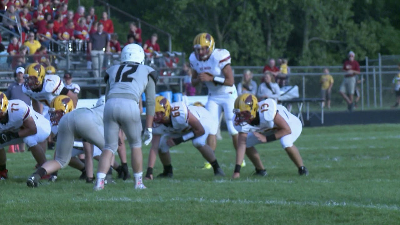 New Bremen vs Benjamin Logan Football - YouTube