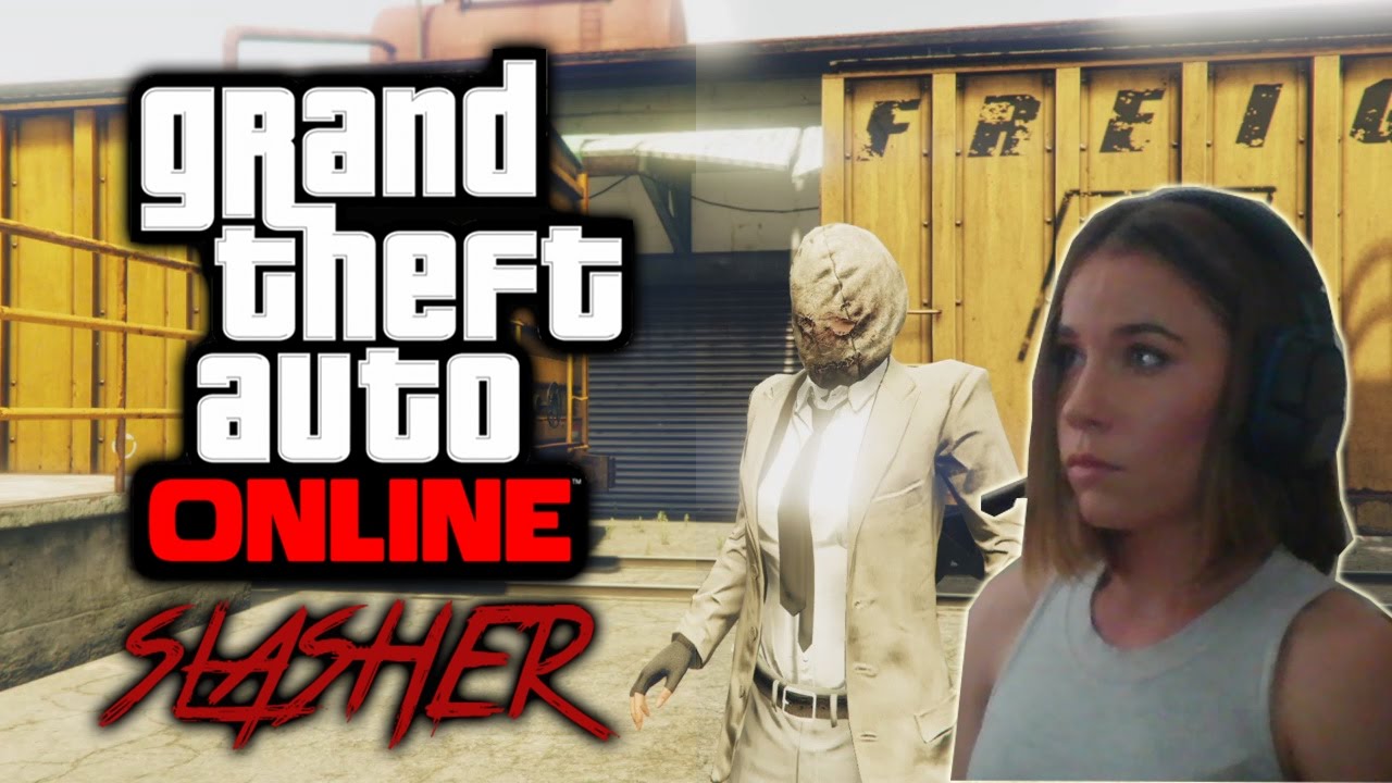 GTA 5 SLASHER mode | How to kill the slasher!!! (Funny moments & fails ...