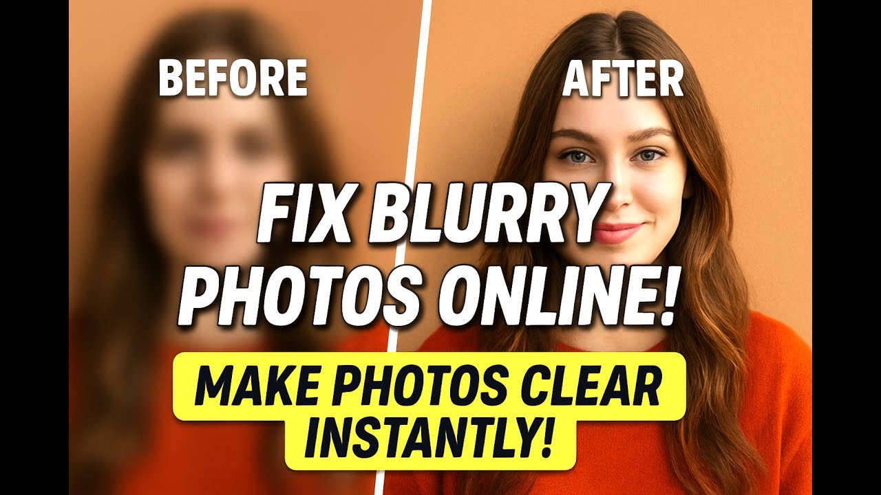 How to Make Blurry Photos Clear Online | Fix Low Quality Images in ...