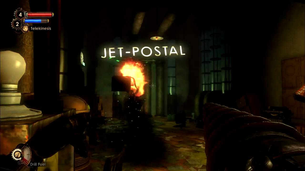 Bioshock 2 Security Bot FAIL - YouTube