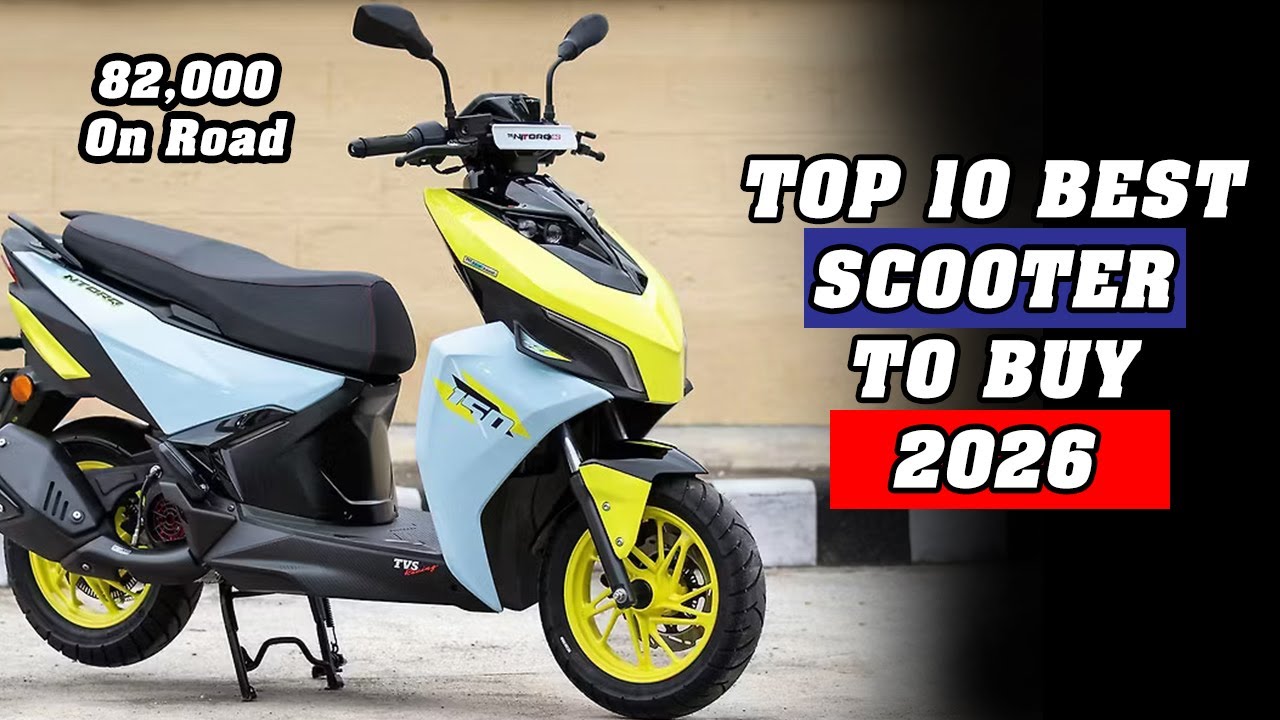 🔥 Top 10 Best Scooty to Buy in 2026 | Best Mileage scooter in india ...