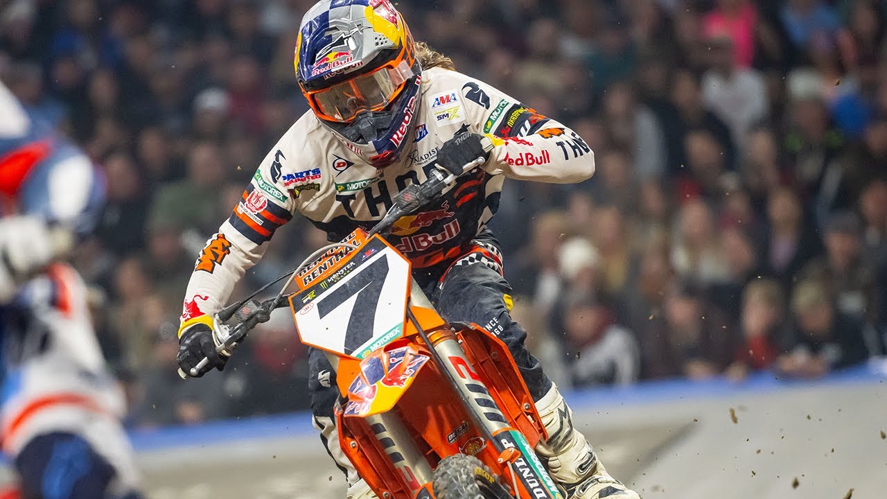 Supercross Round #10 450SX Highlights | Detroit, MI Ford Field | Mar ...