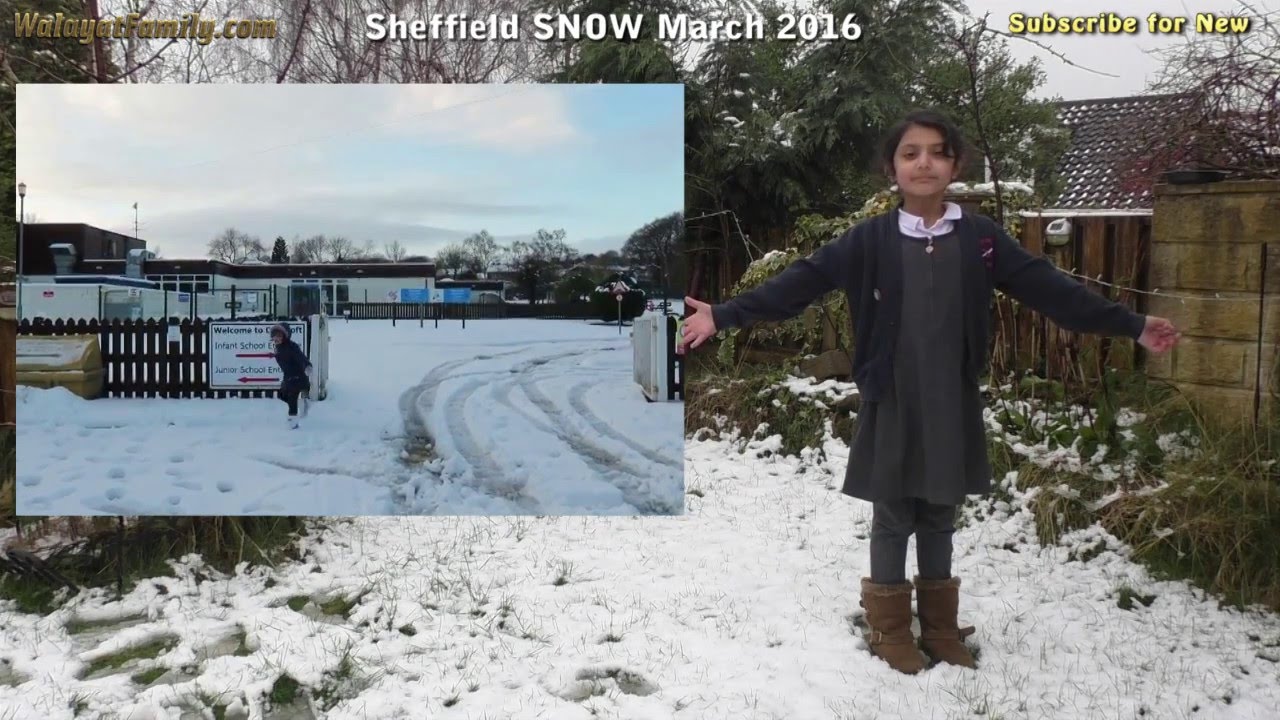 Sheffield SNOW March 2016 - Weather and Climate Change Report - YouTube