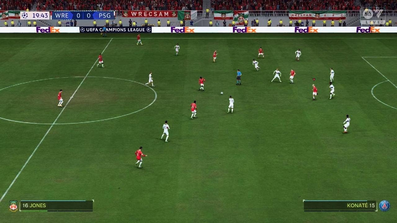 EA SPORTS FC 24 UCL 28/29 Semifinal Leg 1 Wrexham AFC vs Paris Saint ...