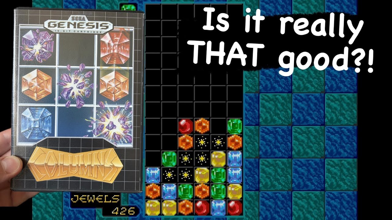 Columns (Sega Genesis) - Is This Game Better Than Tetris?! - YouTube