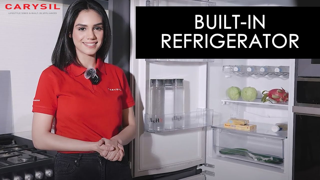 Carysil Built-in Refrigerator | Perfect Fit For Modular Kitchens - YouTube
