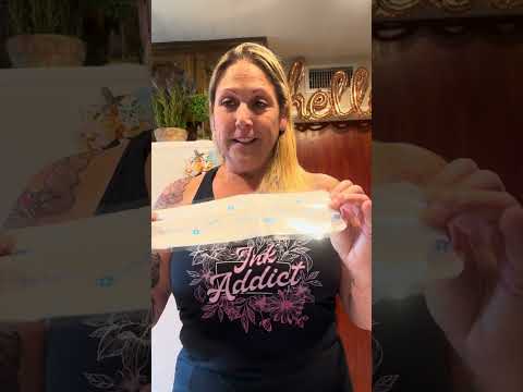 Saniderm tattoo bandage application