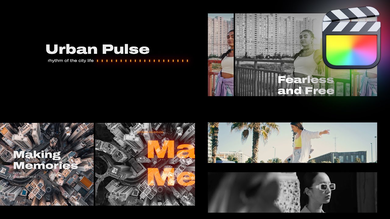 Videowall Modular Template for Final Cut Pro – MotionVFX - YouTube