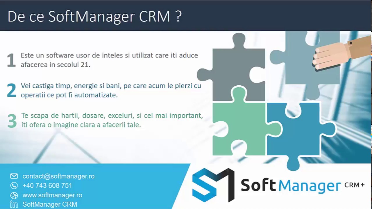 SoftManager CRM Proces Implementare - YouTube