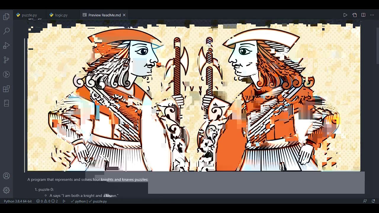 Knights and Knaves (CS50AI project 1a) - YouTube