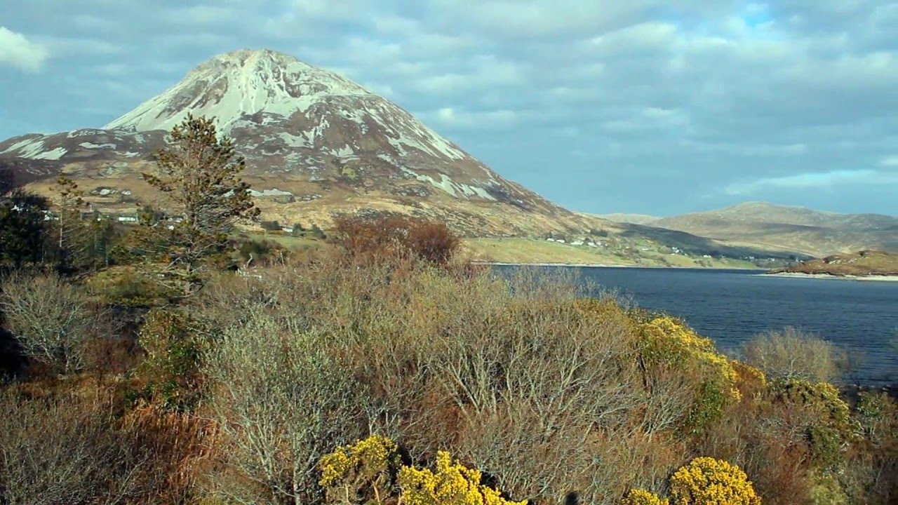 A Walk Through Dunlewey Donegal Ireland with View of Mount Errigal Near ...