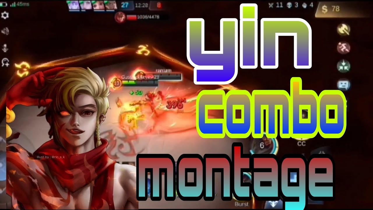 yin montage combo || yin top global ||yin gameplay - YouTube