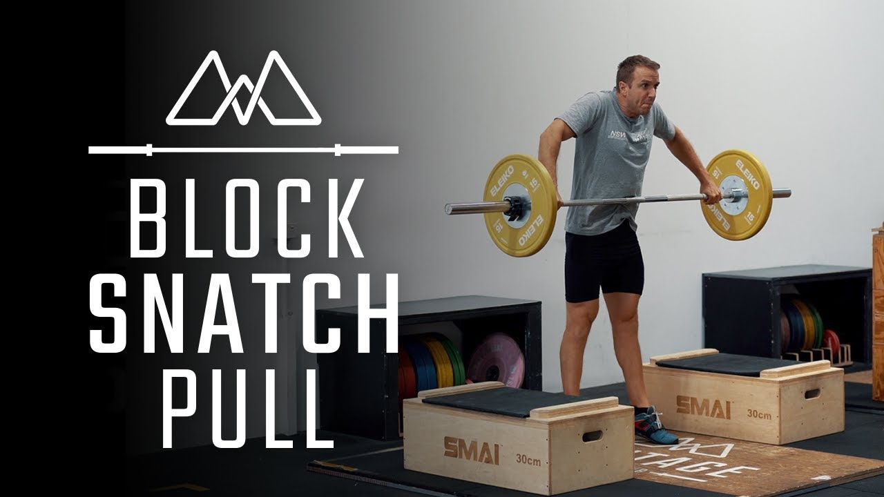 Block Snatch Pull | Olympic Weightlifting - YouTube