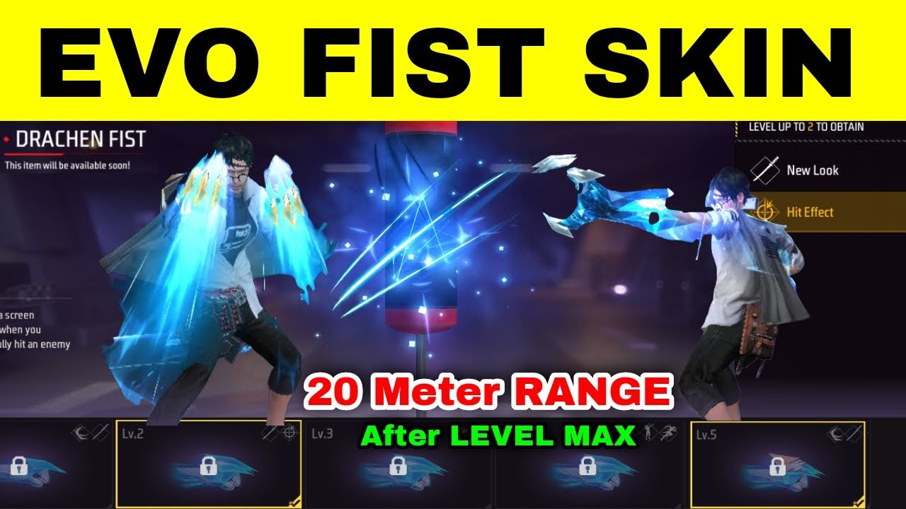 EVO FIST SKIN FULL REVIEW | EVO FIST SKIN EVENT | UPGRADE EVO FIST SKIN ...