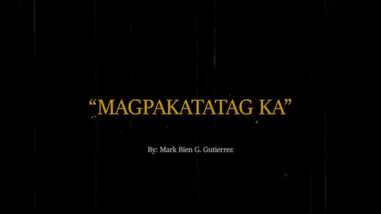 "Magpakatatag ka" | spoken word poetry | A message to future self - YouTube