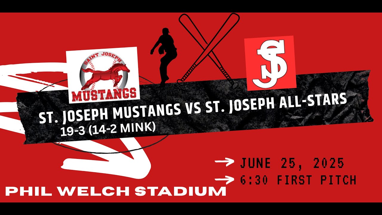 St. Joseph Mustangs vs St. Joseph All-Stars: June 25th 2025 - YouTube