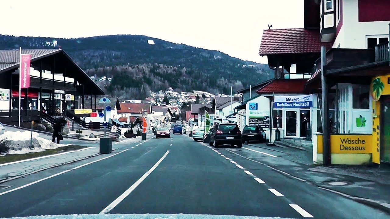 Bodenmais im Bayerischen Wald : Spaziergang und Autofahrt durch ...